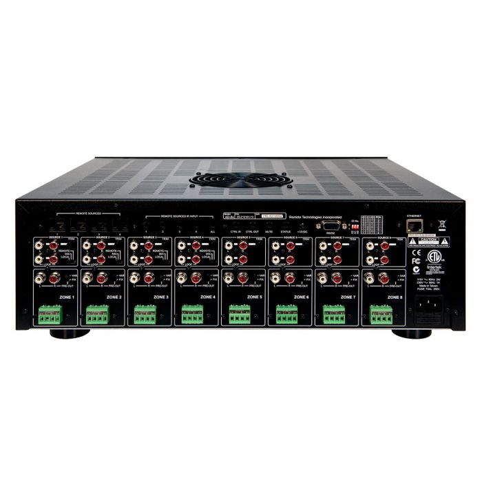Distributed Audio Amplifier | AD-8x Audio Distribution System