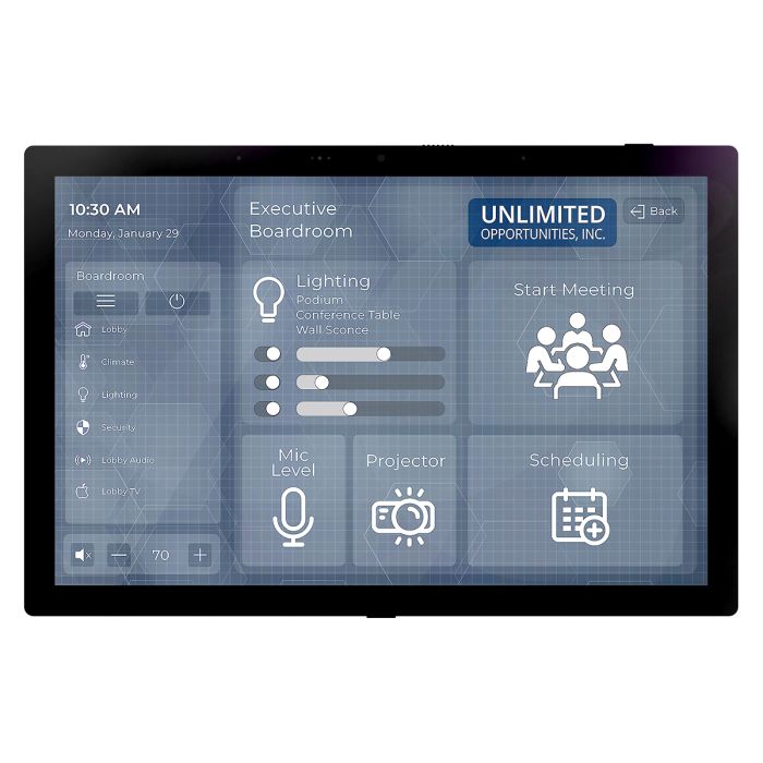 IST-10 In-Wall/Tabletop Touchpanel