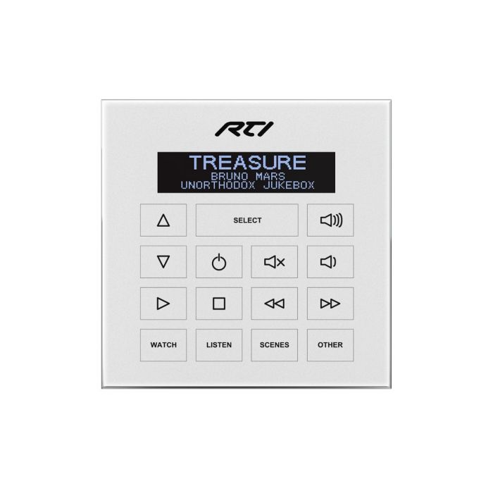 WK2 Water Resistant In-Wall Keypad | In-Wall Controller | RTI