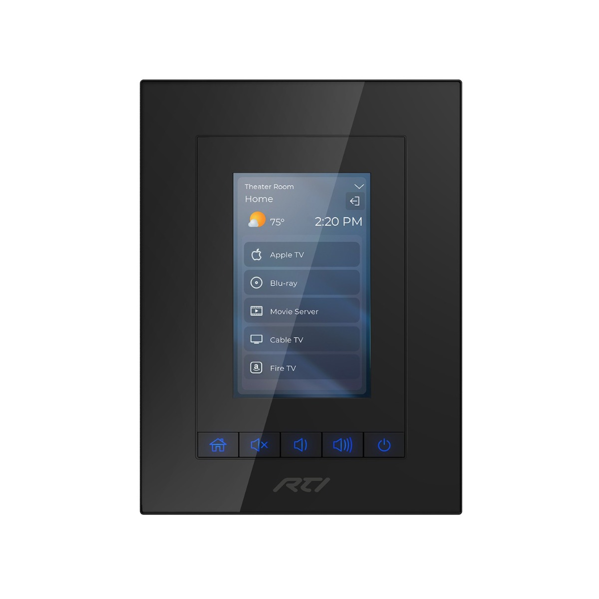 In Wall Touch Screen | KX3 3.5 Inch Touchpanel Keypad | RTI